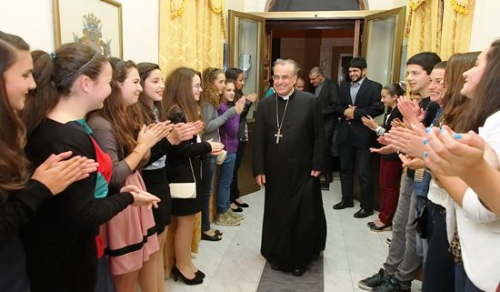 Archbishop meets youths in Ħal Kirkop – Archdiocese of Malta