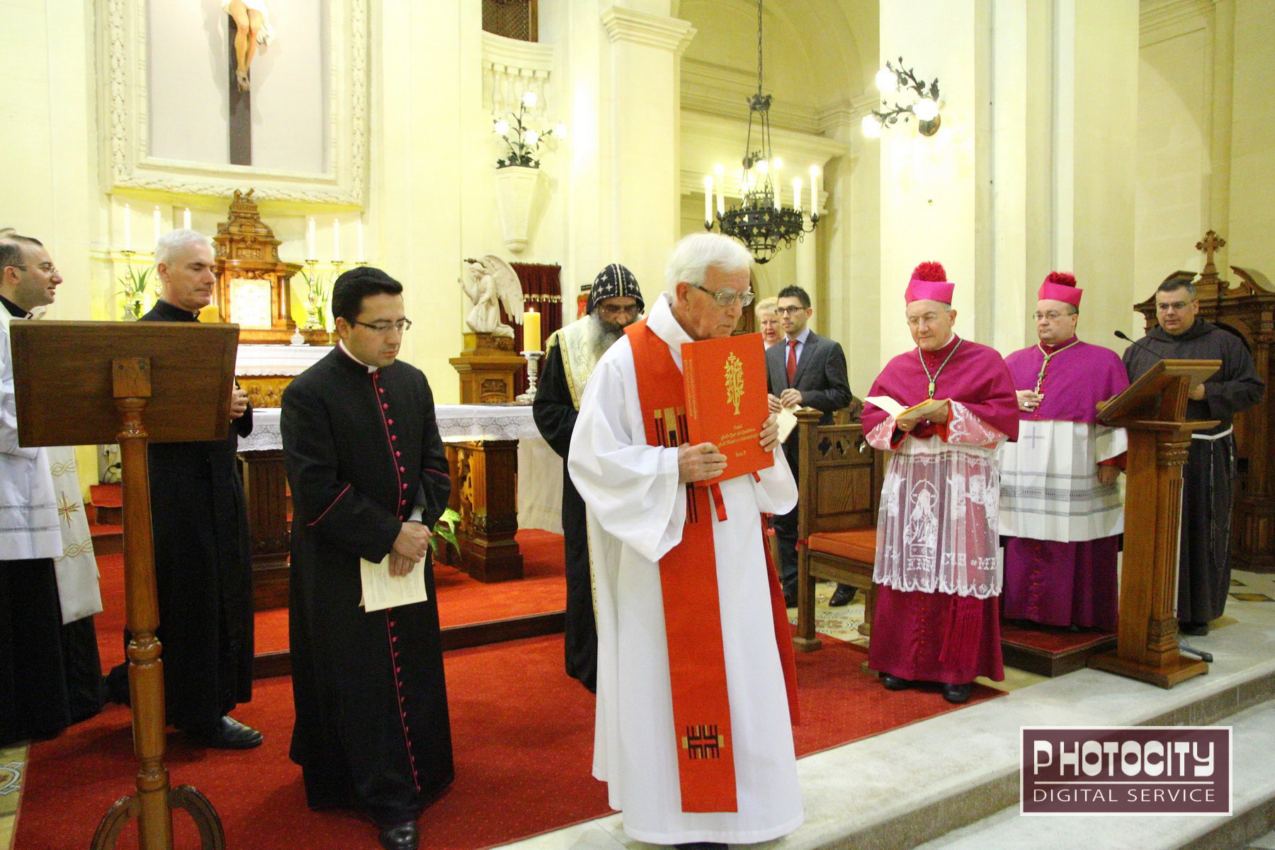 Bishop Charles J. Scicluna presides over an Ecumenical Service for ...