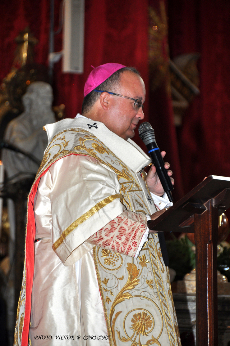 The Archbishop celebrates the feast of the Assumption of Mary in Mosta ...