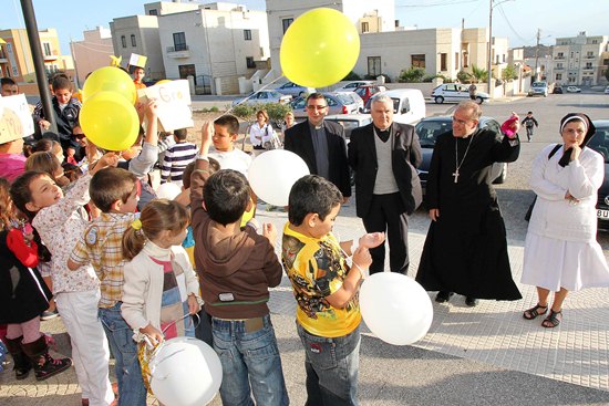 ARCHBISHOP VISITS BAHRIJA CATECHISM CENTRE – Archdiocese of Malta