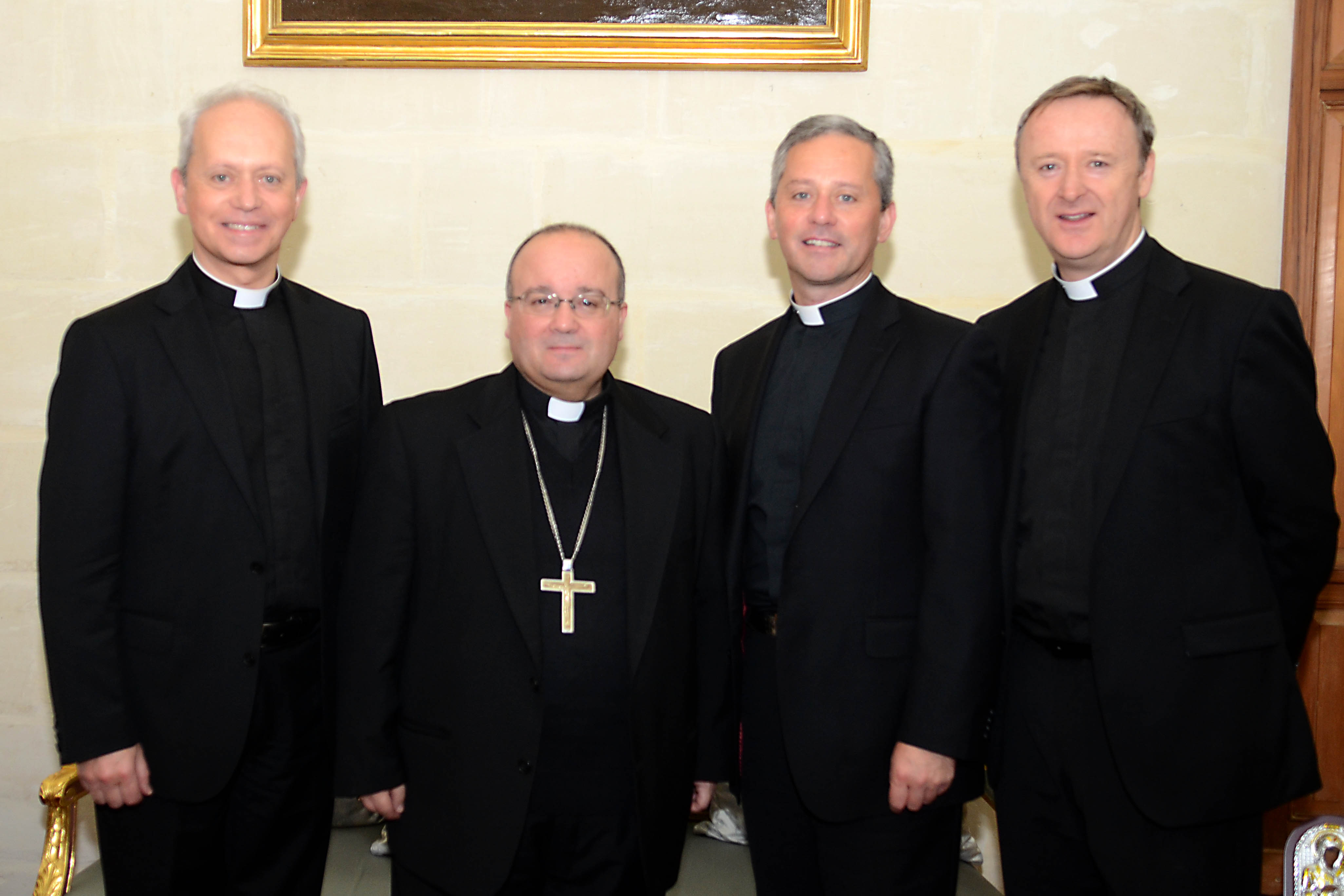 Courtesy visit to Bishop Charles J. Scicluna by ‘The Priests ...