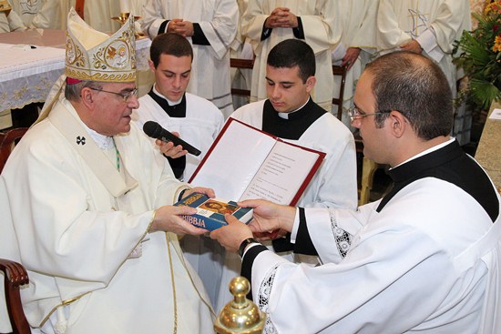 THREE SEMINARIANS RECEIVE THE MINISTRY OF THE LECTORATE AND THE ...