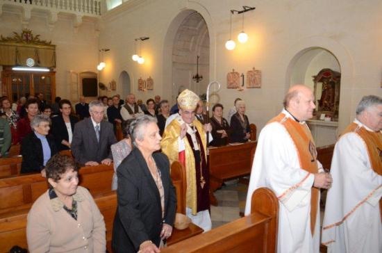 THE ARCHBISHOP CELEBRATES MASS AT ST AGATHA’S CHAPEL, RABAT ...