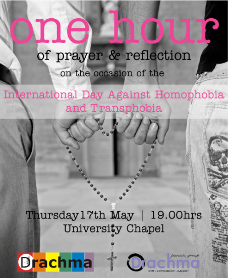 ONE HOUR OF PRAYER AND REFLECTION BY DRACHMA – Archdiocese of Malta