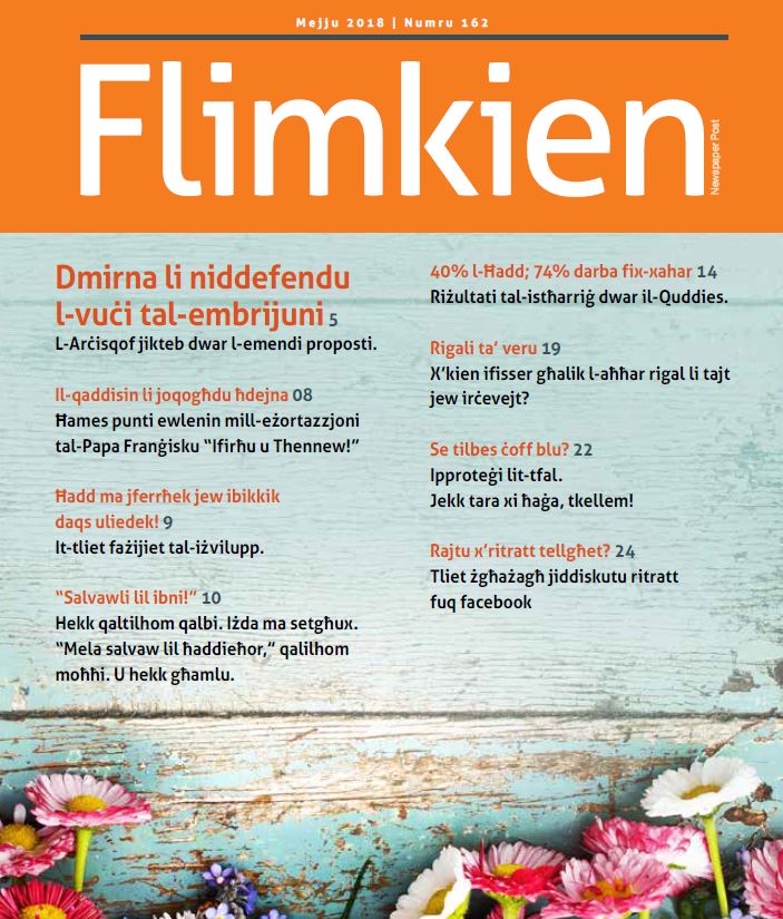 Flimkien – May 2018 – Archdiocese of Malta