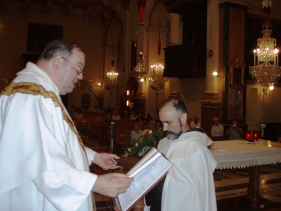 FIRST PROFESSION OF BROTHER CARMEL SPITERI AMONG THE TERESIAN ...