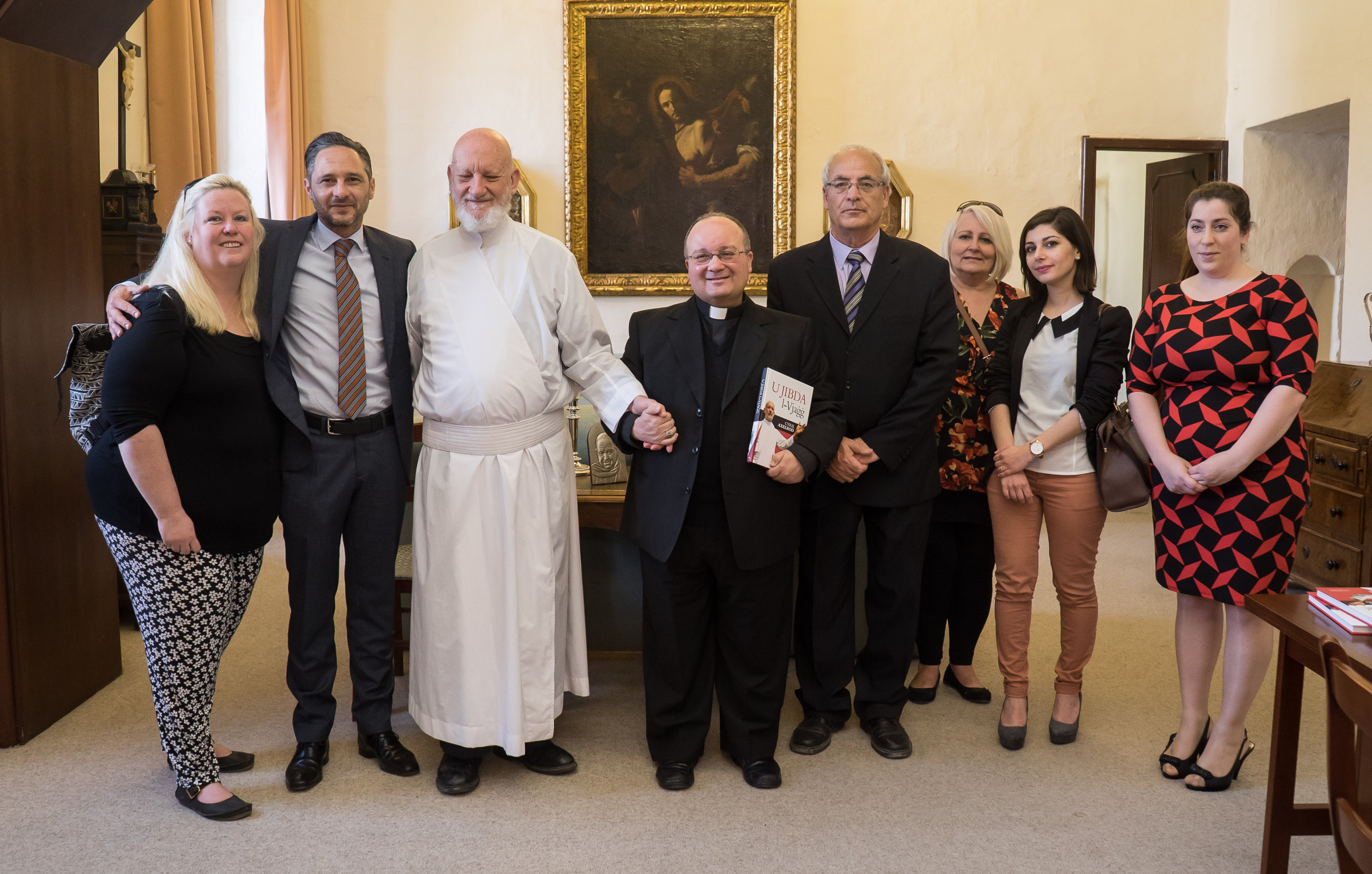The Archbishop meets with Fr Cyril Axelrod – Archdiocese of Malta