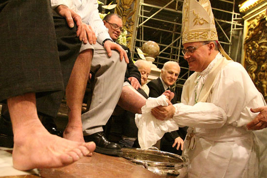 WASHING OF THE FEET COMMEMORATIVE RITE CELEBRATION – Archdiocese of Malta