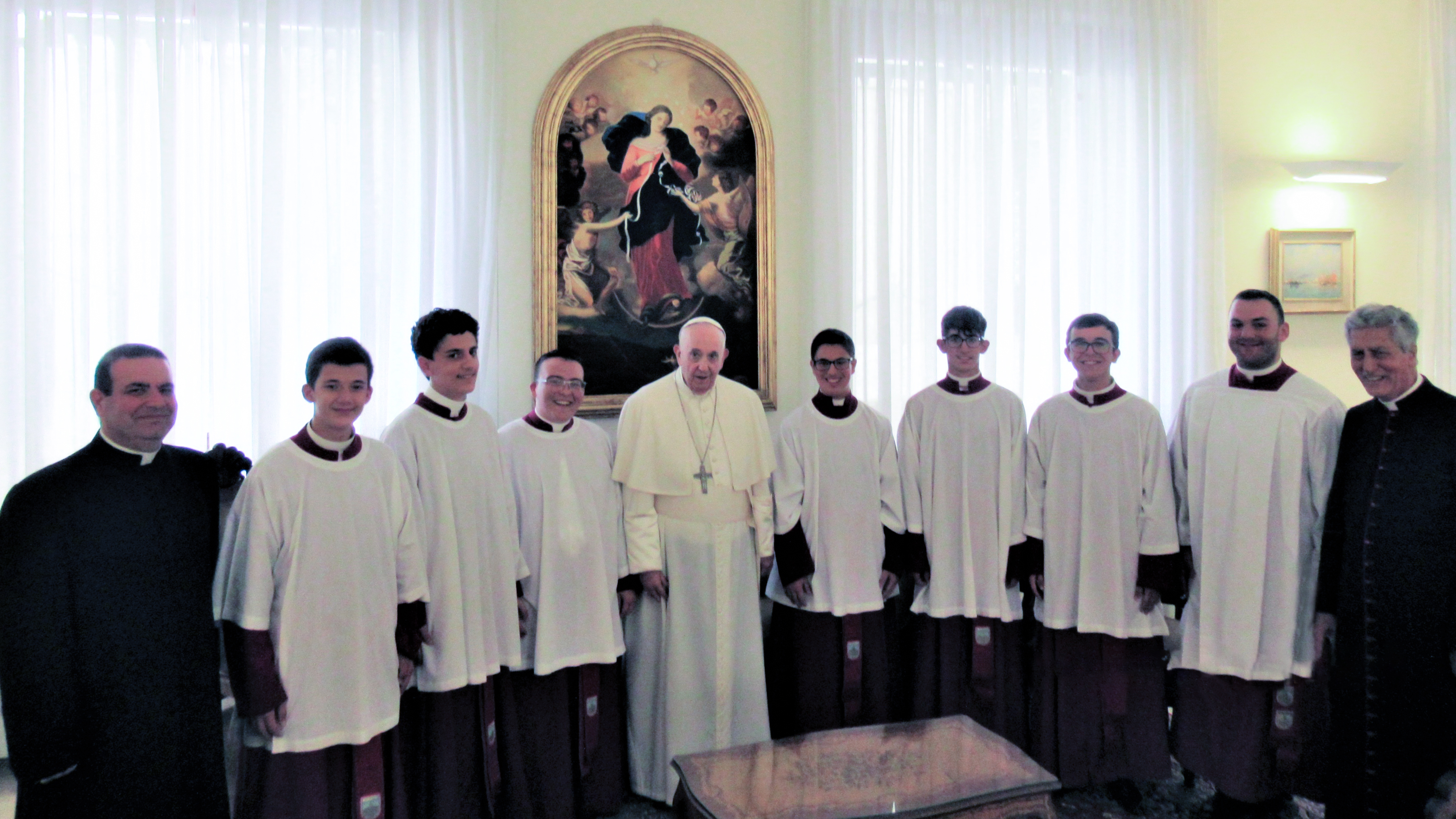 Gozitan altar boys meet the Pope – Archdiocese of Malta