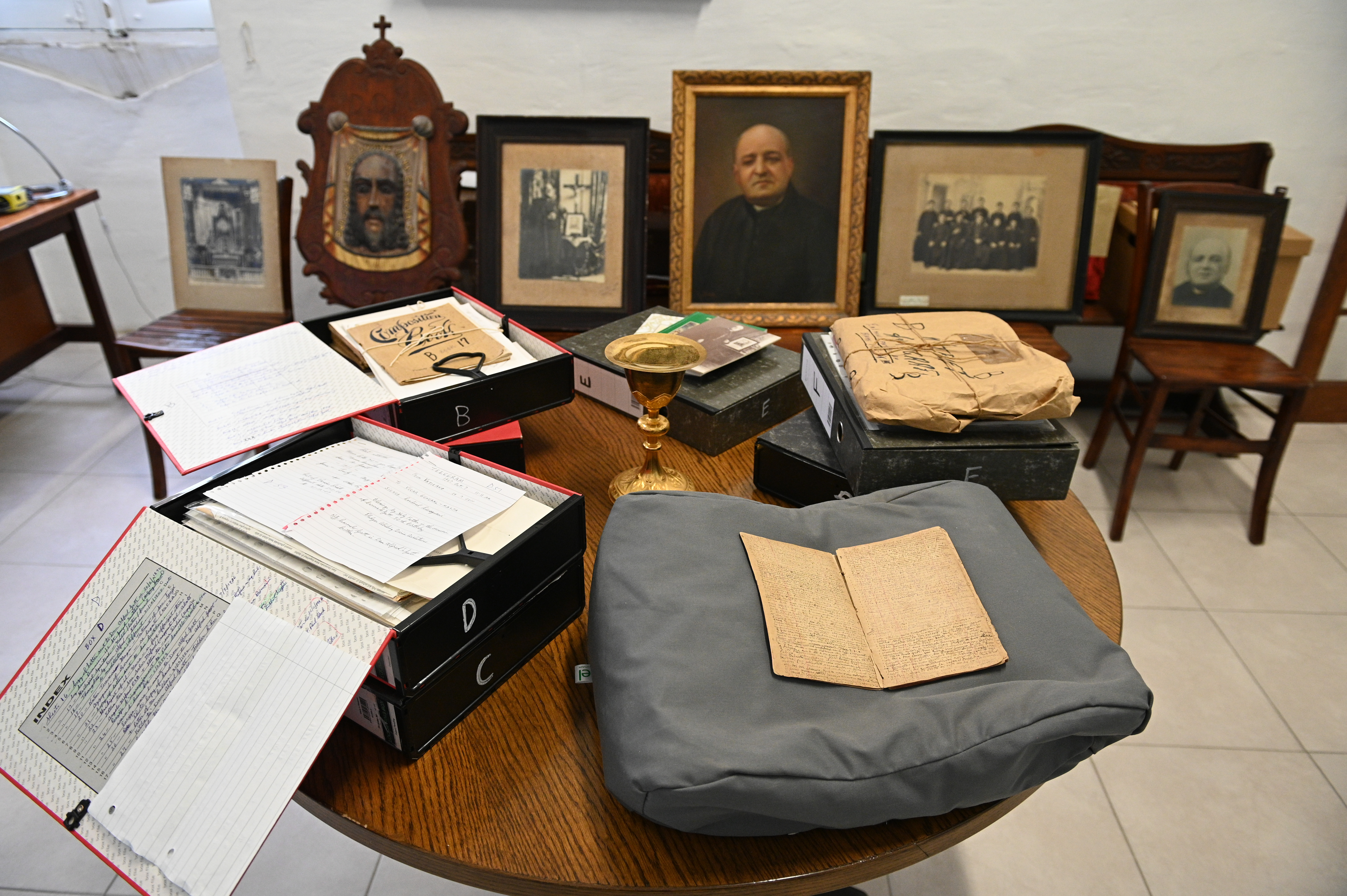 Original writings of Fr Alfred Gatt donated to the Malta Diocesan ...