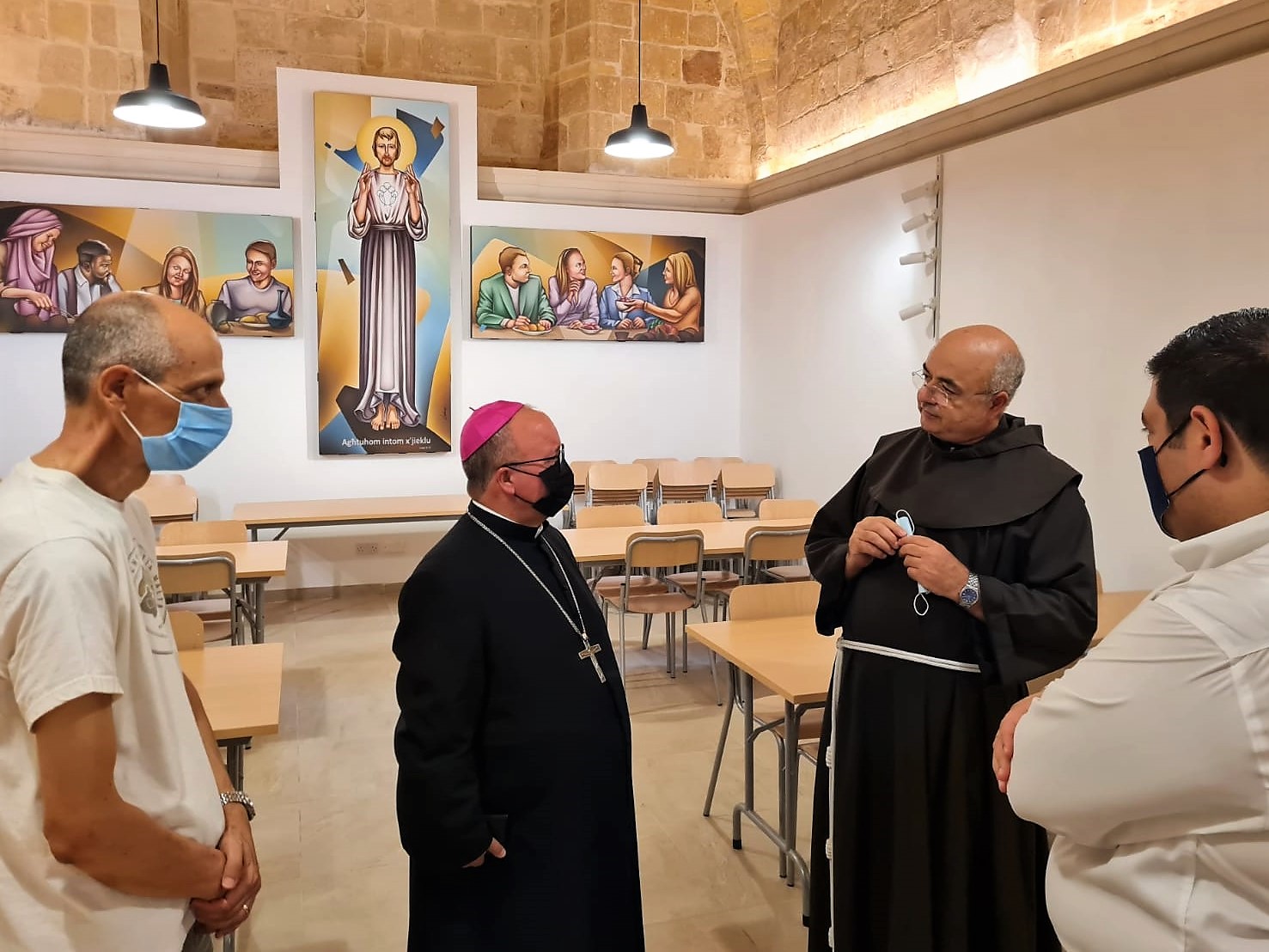 The Archbishop blesses Franciscan-run soup kitchen in Valletta ...