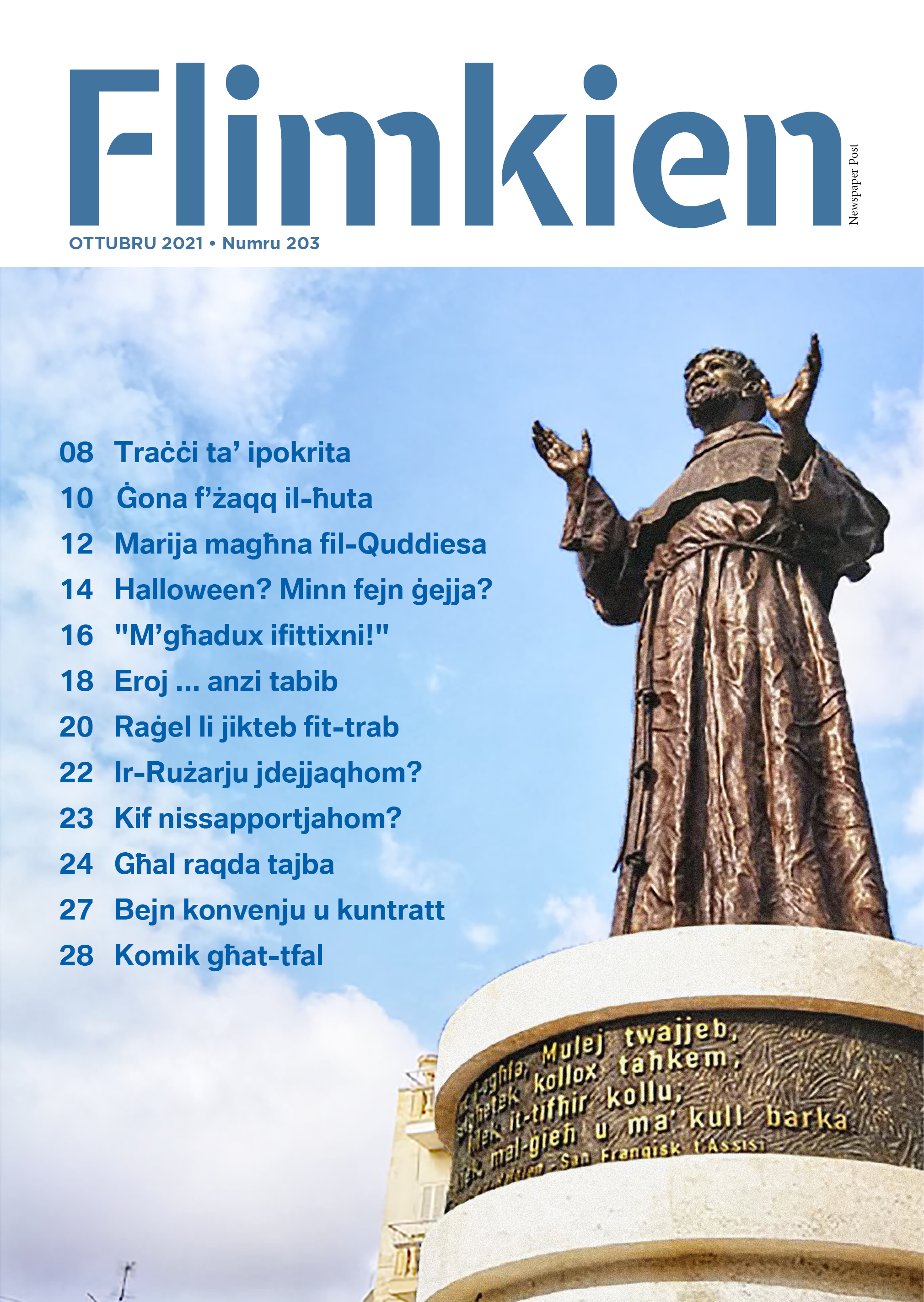 Flimkien – October 2021 – Archdiocese of Malta