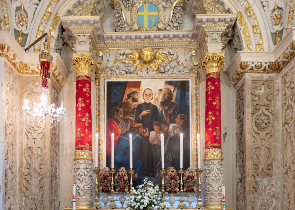 Relic of Blessed Nazju Falzon on display at Ta’ Ġieżu Church in Rabat ...