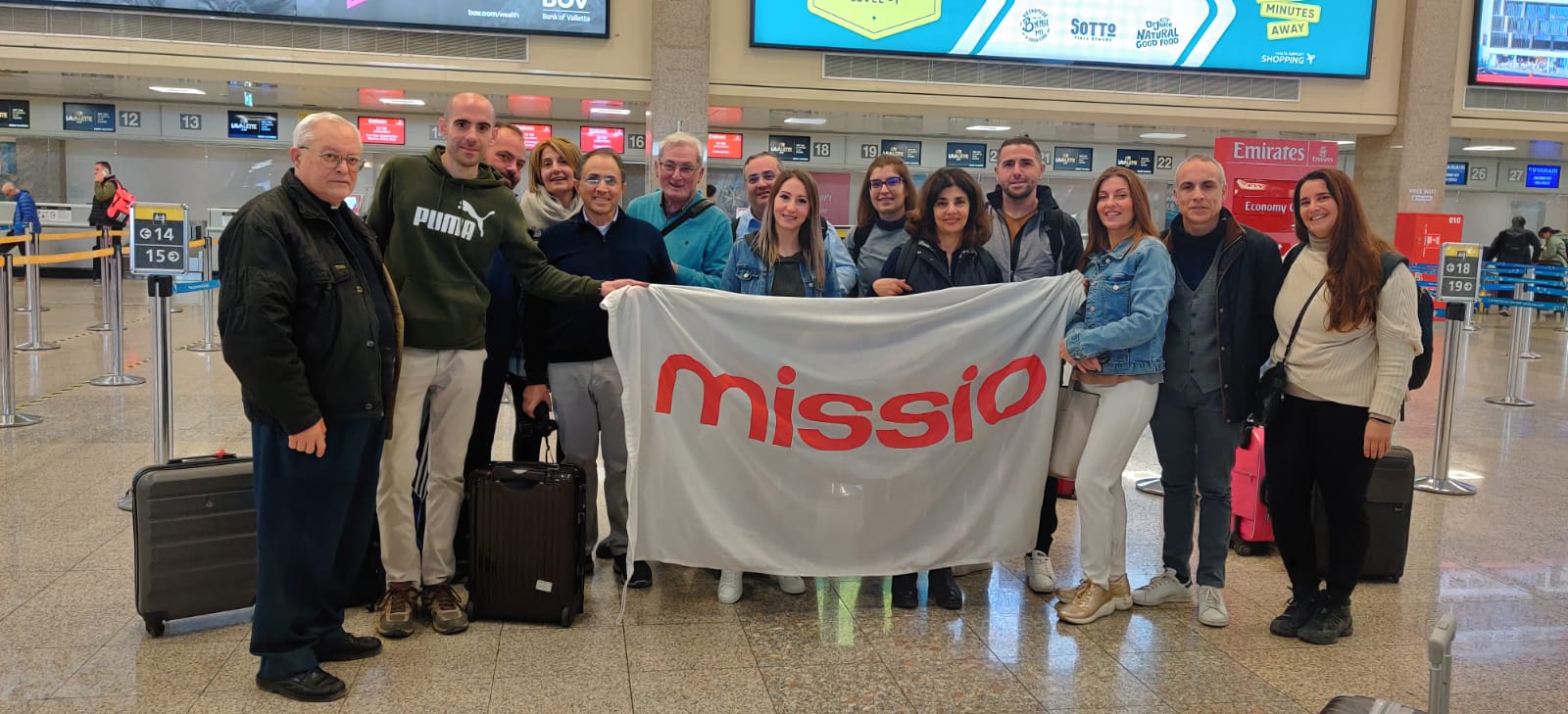 First group of Missio Malta volunteers in three years leave Malta ...