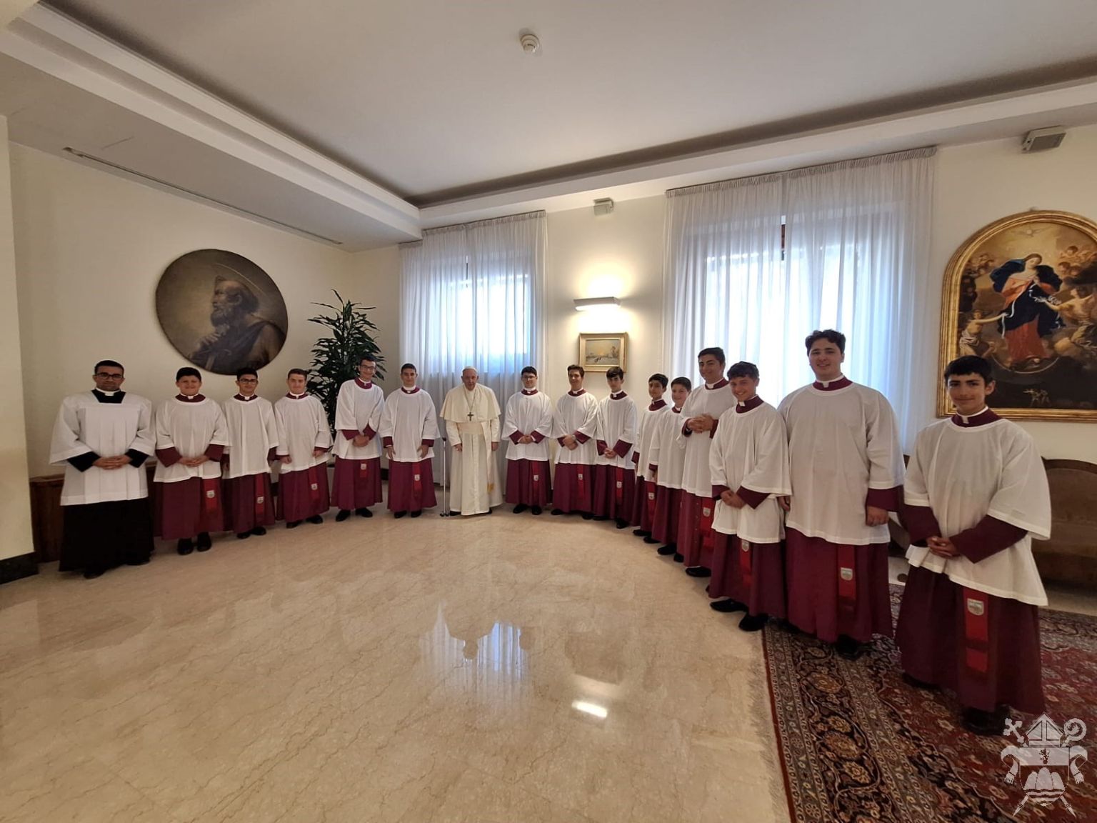 Gozitan and Maltese altar boys meet Pope Francis – Archdiocese of Malta