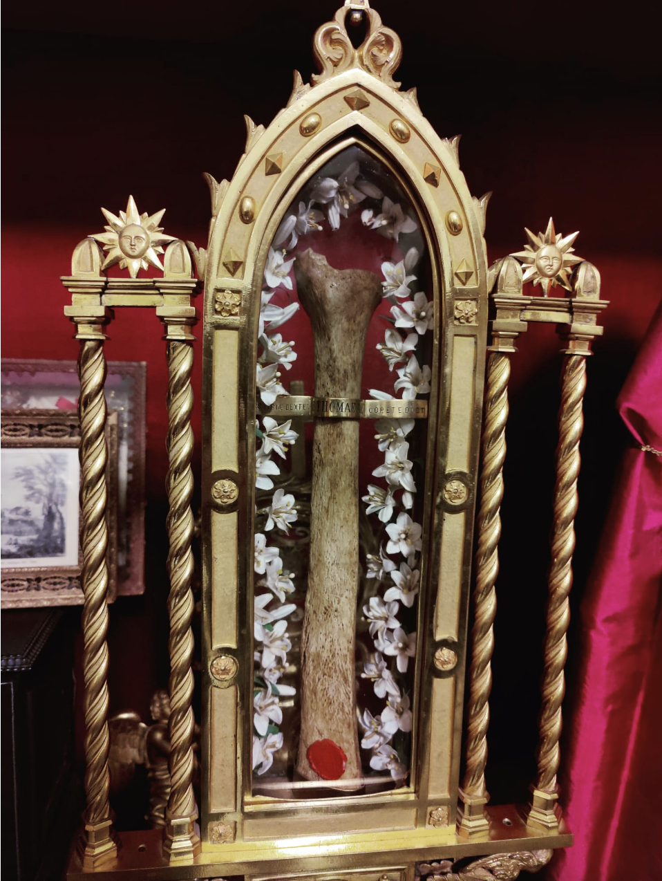 The reliquary containing a bone of Saint Thomas will be exposed in ...