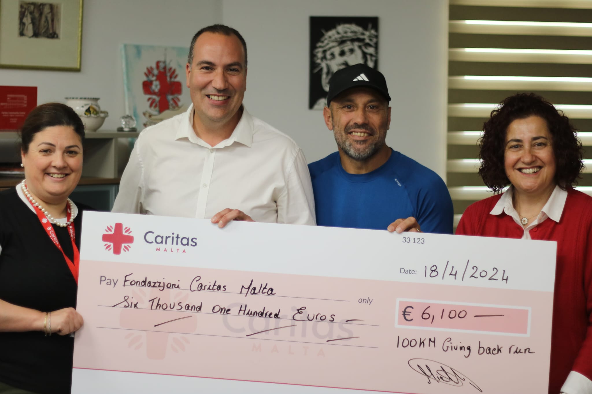 100km run in aid of Caritas collects over €6,000 – Archdiocese of Malta