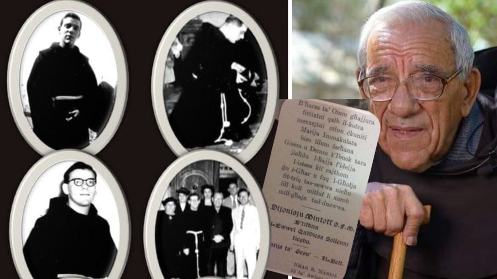 Fr. Dionysius Mintoff celebrated his first mass 69 years ago ...