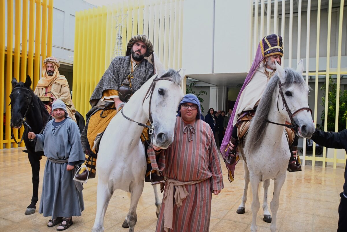 Visit by the Three Wise Men at Id-Dar tal-Providenza on their way to ...